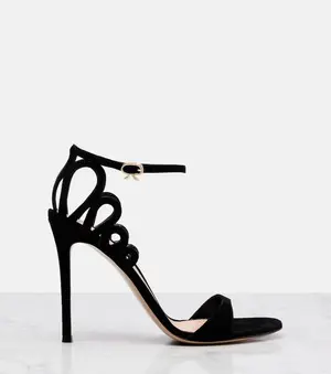 GIANVITO ROSSI 105 Suede Sandals