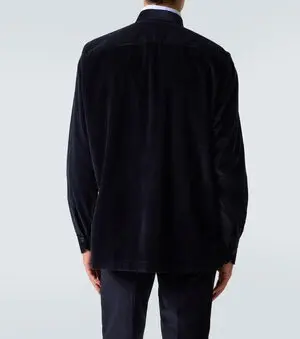 Rubinacci Cotton Corduroy Western Shirt