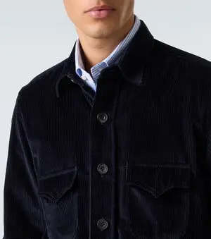 Rubinacci Cotton Corduroy Western Shirt