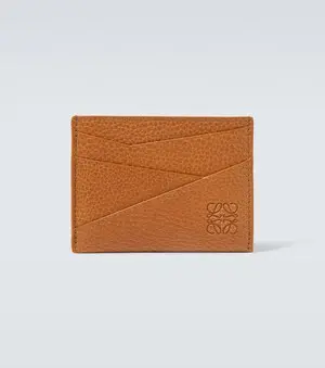 Loewe Puzzle Leather Cardholder - Brown