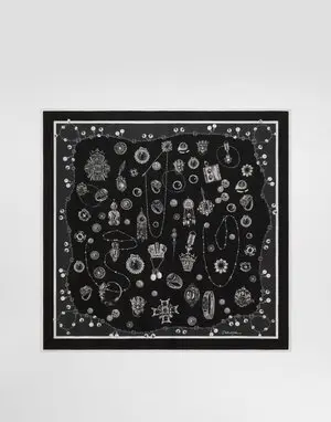 Dolce & Gabbana Medals- 70x70 Silk Twill Scarf - Print