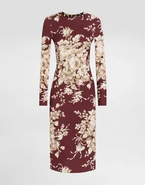Dolce & Gabbana Rose- Charmeuse Dress