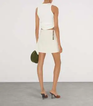 Burberry Cotton Festival Tank Top - Ivory