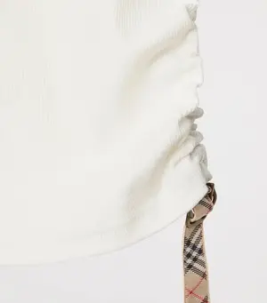 Burberry Cotton Festival Tank Top - Ivory