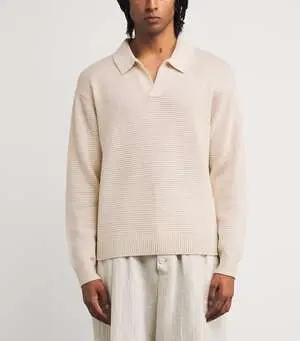 FRAME Wool-silk Open Collar Sweatshirt