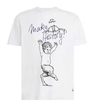 VIVIENNE WESTWOOD Cotton Make History T-shirt - White
