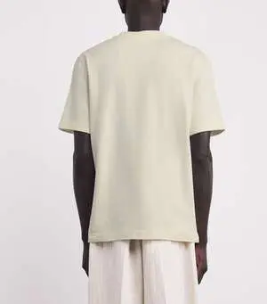Jacquemus Grosgrain Logo T-shirt - Beige