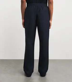 Vince Wool-blend Twill Trousers