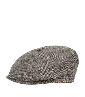 Borsalino Wool Cesare Flat Cap - Grey