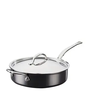 HESTAN Stainless Steel Nanobond Sauté Pan With Lid - Silver