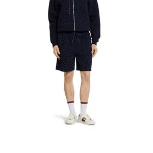 Gucci Printed Double Jersey Viscose Shorts - Blue