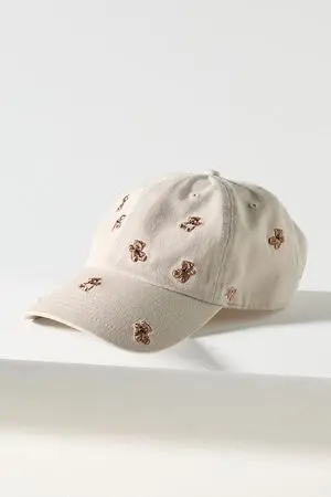 '47 Embroidered Animals Baseball Cap Bears Bone