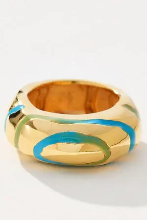 Joanna Laura Constantine Enamel Wave Ring