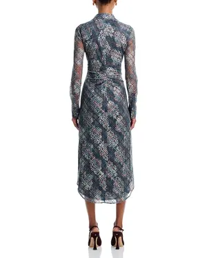 Ramy Brook Wyatt Plaid Button-front Midi Dress
