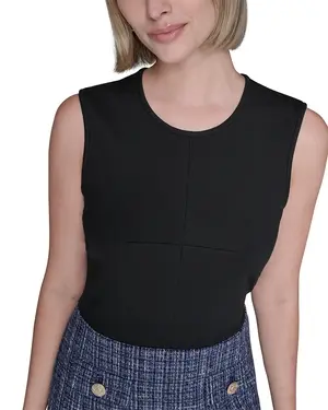 Karl Lagerfeld Paris Mixed Media Dress
