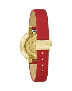 Bulova Classic Rubaiyat Watch, 30.5mm - Red/red