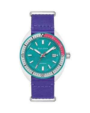 Bulova Limited Edition Performance Snorkel Watch, 41mm - Blue/purple