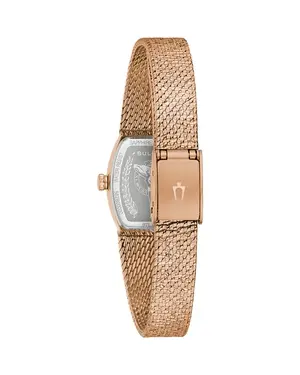 Bulova Classic Goddess Of Time Watch - Brown/gold