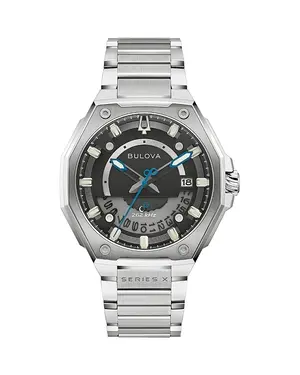 Bulova Luxury Series X Watch, 42mm - Black/silver