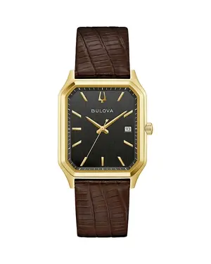 Bulova Special Edition Classic We Are All Here Watch - Black/brown
