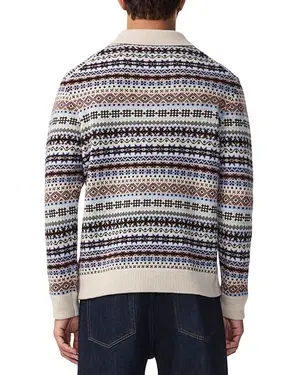 Nn07 Long Sleeve Sweater Polo - Multi