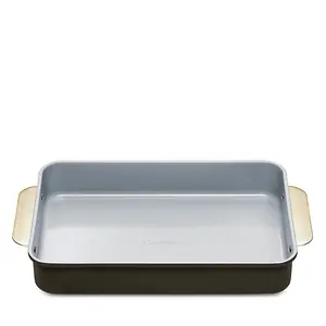 CARAWAY Mini Rectangle Pan With Gold Handles - Black/gold