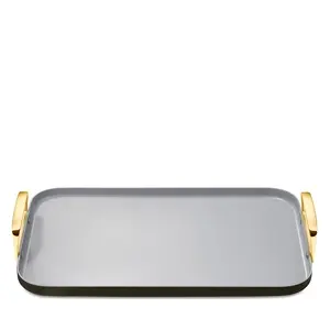 CARAWAY Iconics Double Burner Griddle - Black/gold