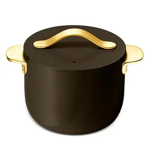 CARAWAY Cookware+ Petite Cooker With Lid - Black/gold