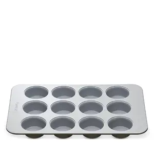 CARAWAY Non-stick Ceramic Muffin Tin - Black/gold
