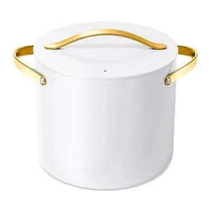 CARAWAY Iconics Stock Pot - White/gold