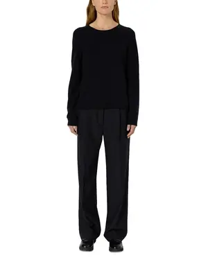 Gerard Darel Eva Wool Crewneck Sweater - Navy