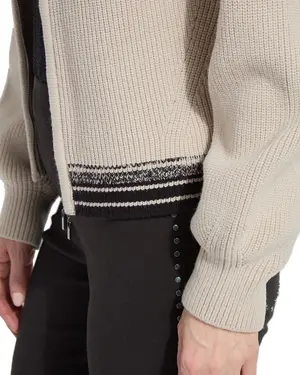 Lyssé Blythe Zip Up Cozy Rib Sweater