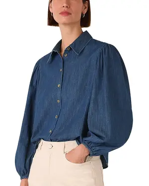 Whistles Chambray Shirt - Denim