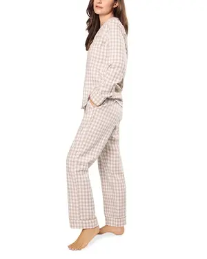 PETITE PLUME Twill Pajama Set