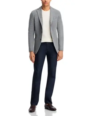 Boglioli Wool Blend Honeycomb Knit K-jacket
