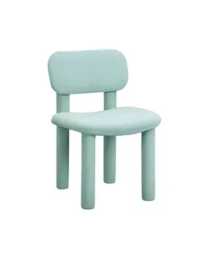 TOV FURNITURE Elise Pale Blue Performance Velvet Dining Chair - Light Blue