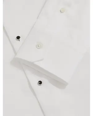 REISS Marcel Cotton Dinner Shirt - White
