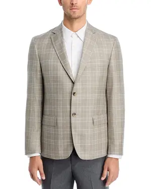 Bloomingdale'S Regular Fit Plaid Sport Coat Exclusive