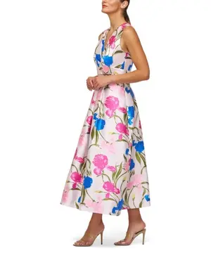 KAY UNGER Payton Tea Length Dress