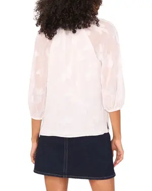 Vince Camuto Raglan Sleeve Button Down Blouse