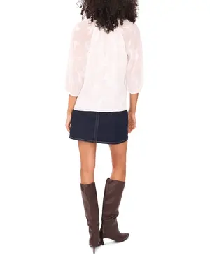 Vince Camuto Raglan Sleeve Button Down Blouse