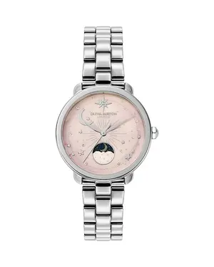 OLIVIA BURTON Moonphase Watch 34mm - Pink/silver