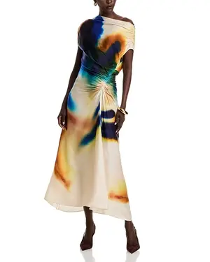 A.L.C. Penny Dress - Lapis Multi
