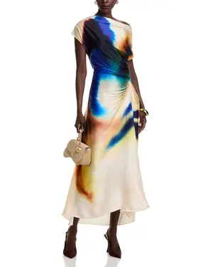 A.L.C. Penny Dress - Lapis Multi