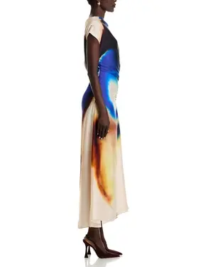 A.L.C. Penny Dress - Lapis Multi