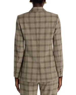 Elie Tahari Elodie Plaid Jacket