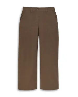 REISS Ashby Wide Leg Linen Pants