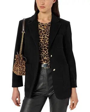 Gerard Darel Ninaelle Notched Lapel Blazer