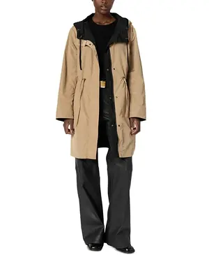 Gerard Darel Hooded Coats For Women