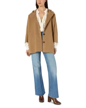 Gerard Darel Marla Wool Hooded Coat
